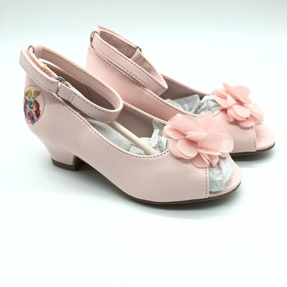 Disney | Shoes | Disney Princess Toddler Girls Heels Dress Shoes Ankle ...